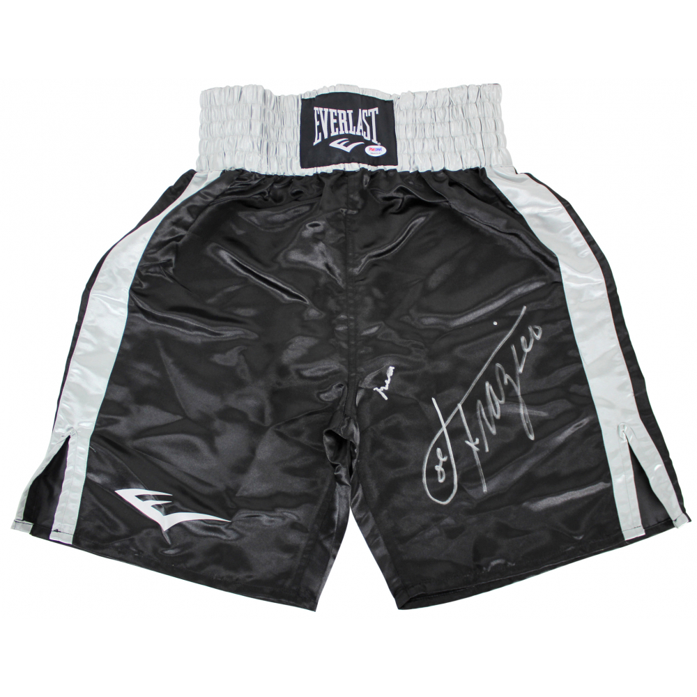 Muhammad Ali & Joe Frazier Signed Everlast Boxing Trunks (PSA ...