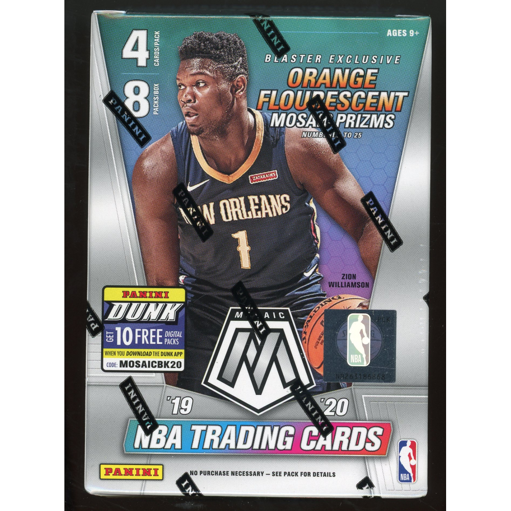 2019-20 Panini Mosaic Basketball Blaster Box with (8) Packs | Pristine ...