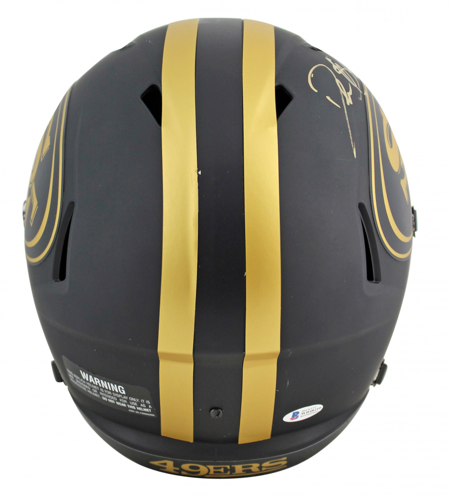 Deion Sanders Signed 49ers Full-Size Eclipse Alternate Speed Helmet ...
