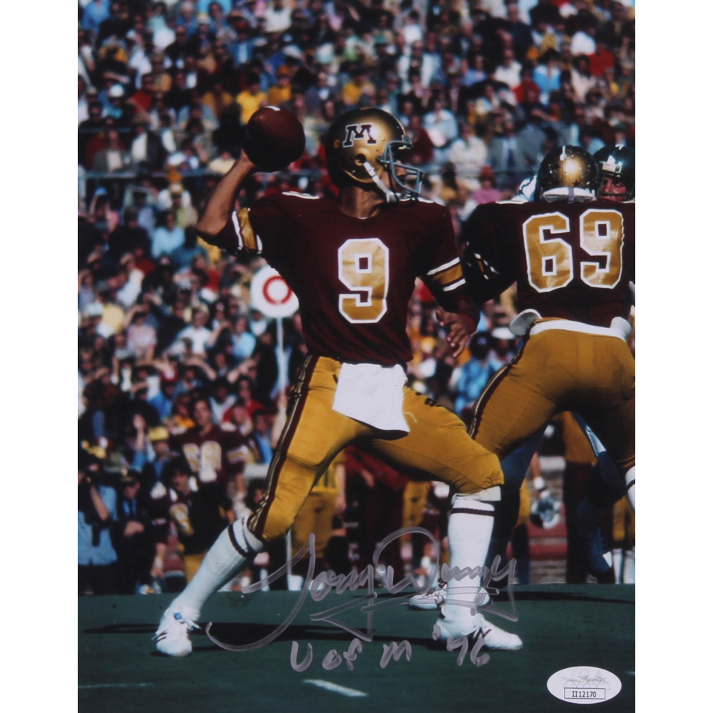 Tony Dungy Signed Minnesota Golden Gophers 8x10 Photo Inscribed "U of M ...