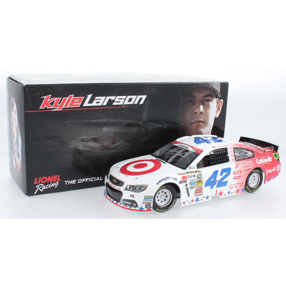 Kyle Larson Signed LE #42 Target NASCAR Salutes 2014 SS 1:24 Die-Cast ...