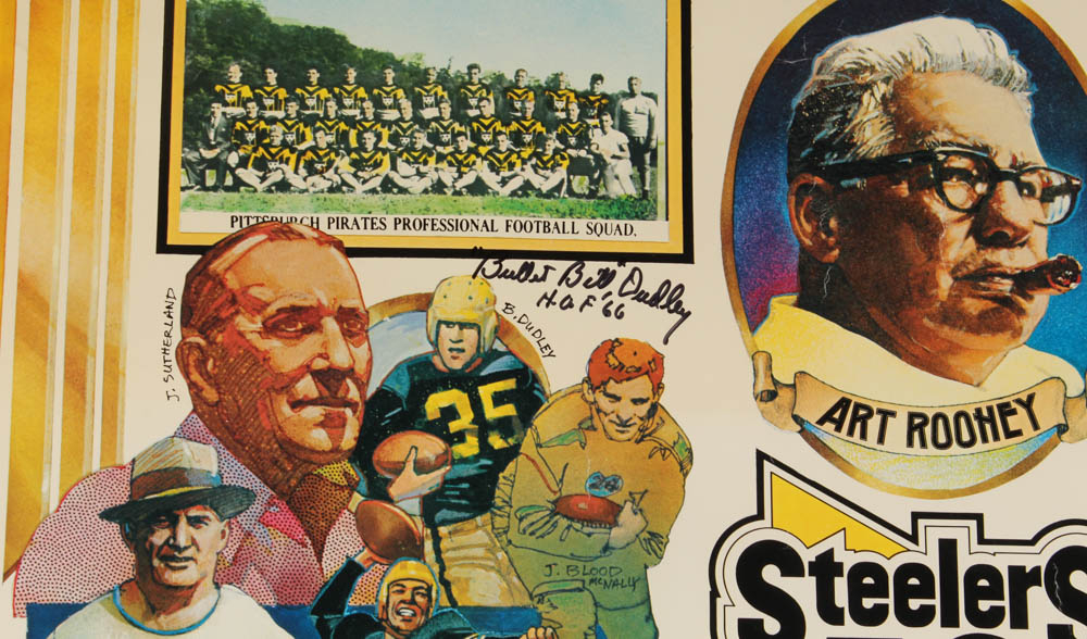 Steelers 50 Seasons 34x46 Custom Framed Print Display Signed by (20 ...