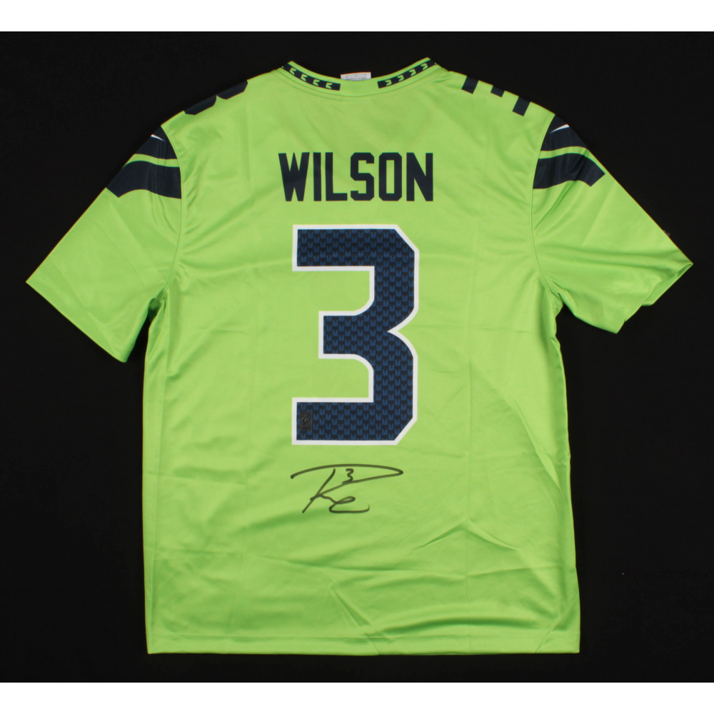 Russell Wilson Signed Seahawks Jersey (Wilson COA) | Pristine Auction