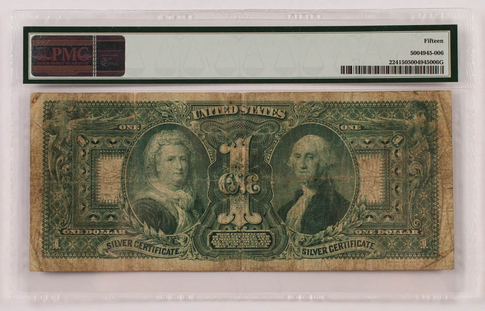 1896 $1 One-Dollar "Educational Series" U.S. Red Seal Silver ...