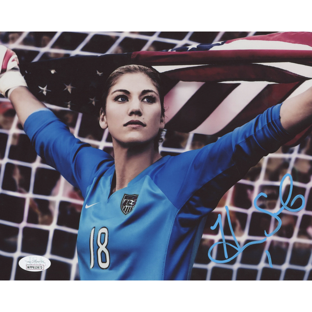 Hope Solo Signed 8x10 Photo (JSA COA) | Pristine Auction