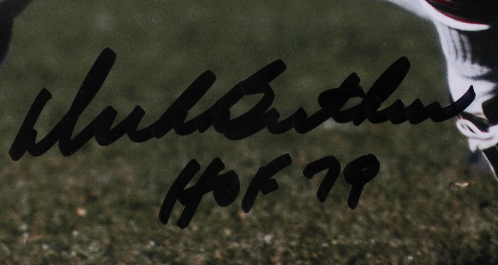 Walter Payton, Gale Sayers & Dick Butkus Signed Bears 18x30 Custom ...