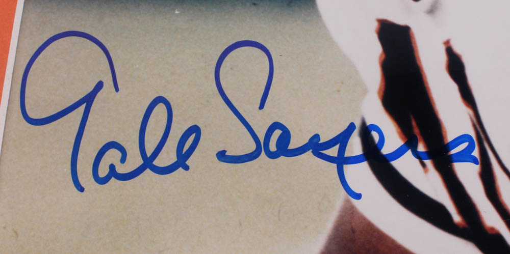 Walter Payton, Gale Sayers & Dick Butkus Signed Bears 18x30 Custom ...