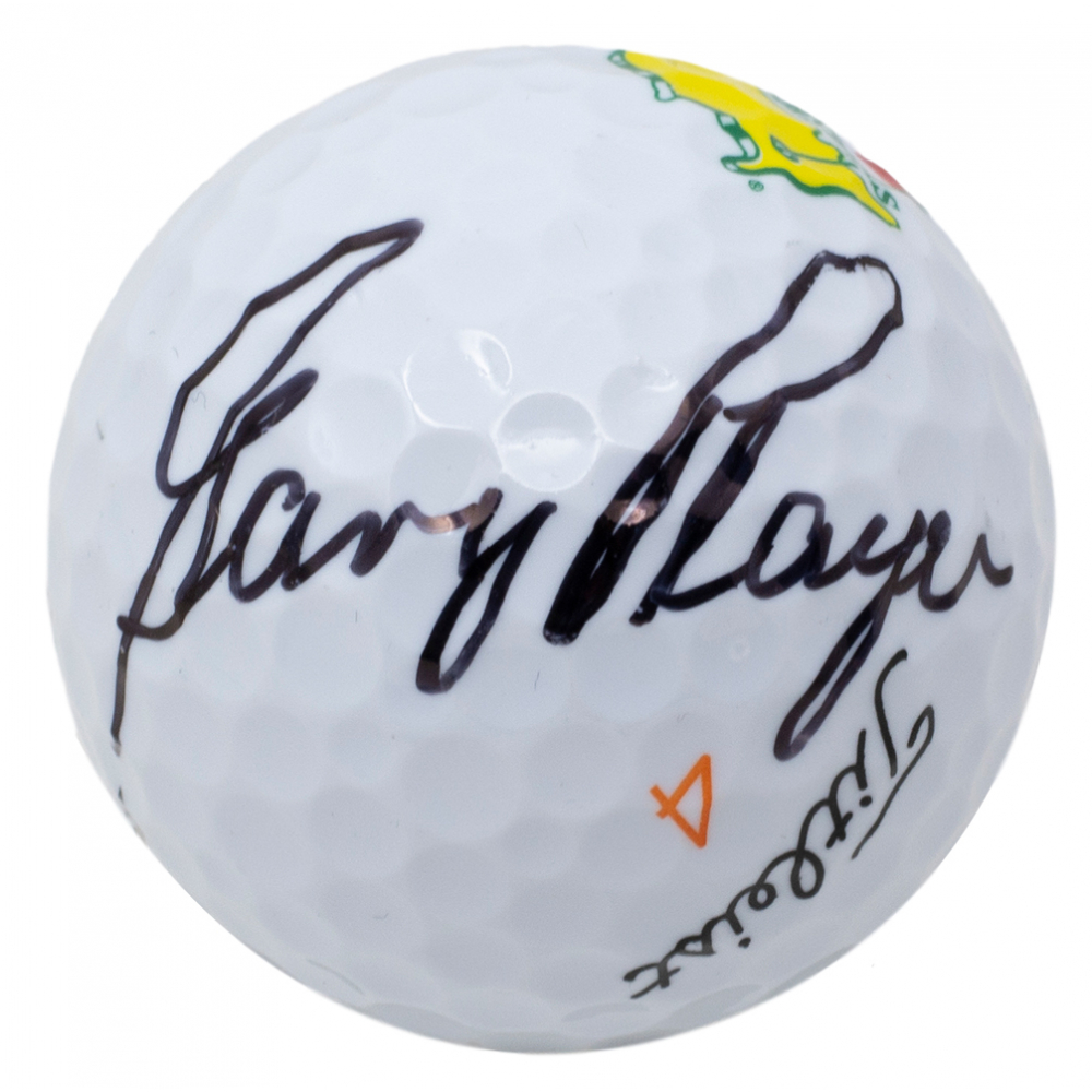 Gary Player Signed Masters Logo Golf Ball (Beckett COA) | Pristine Auction