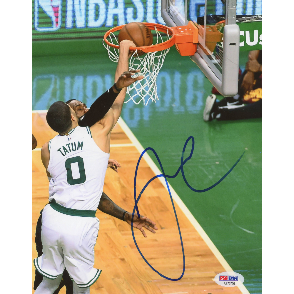 Jayson Tatum Signed Celtics 8x10 Photo (PSA COA) | Pristine Auction