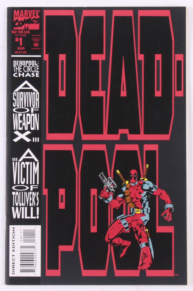 1993 "Deadpool" Issue #1 Marvel First Issue Comic Book | Pristine Auction