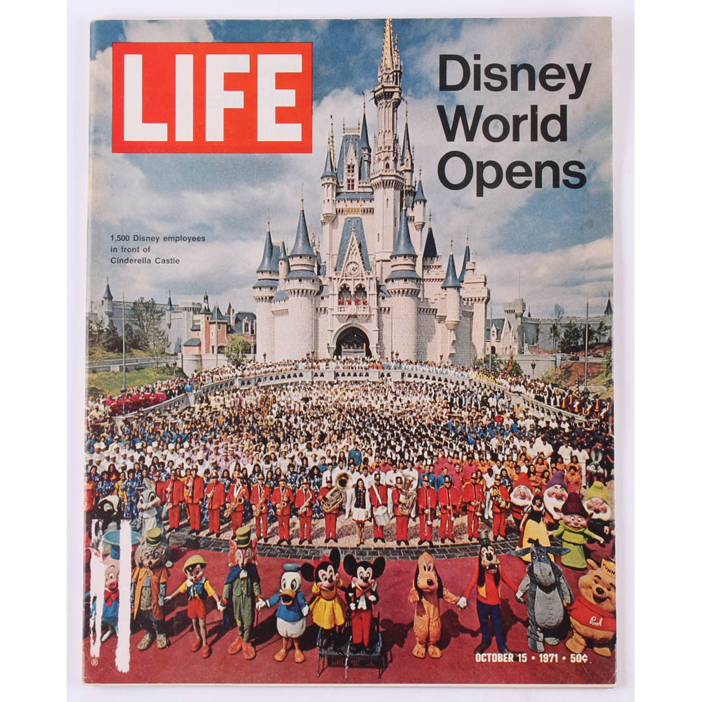 Vintage 1971 Life Magazine with Disney World Opening Cover | Pristine ...