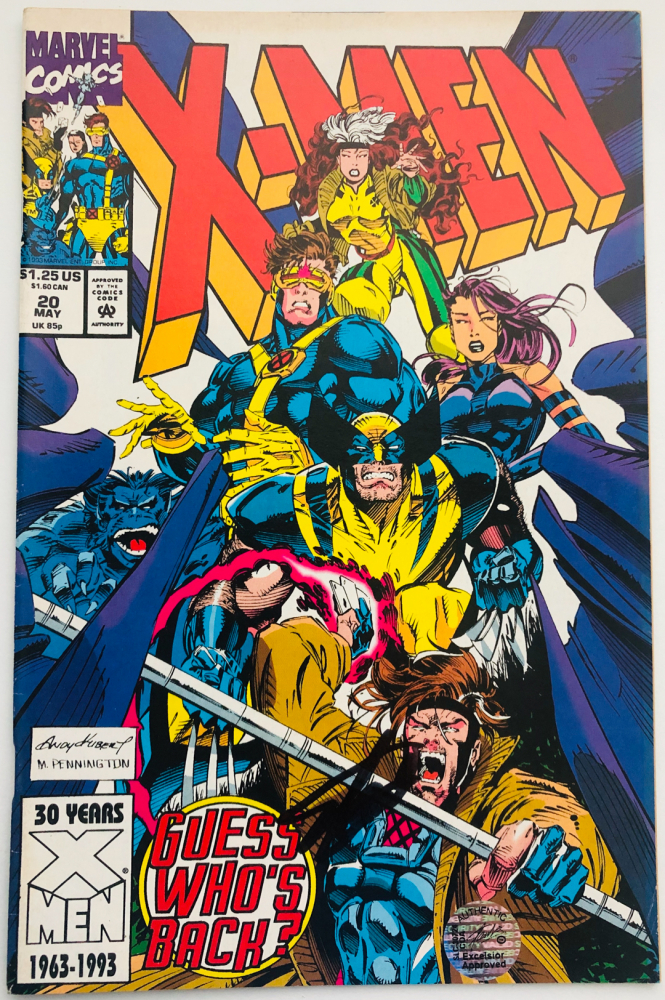 Stan Lee Signed 1993 "X-Men" Issue #20 Marvel Comic Book (Lee COA ...