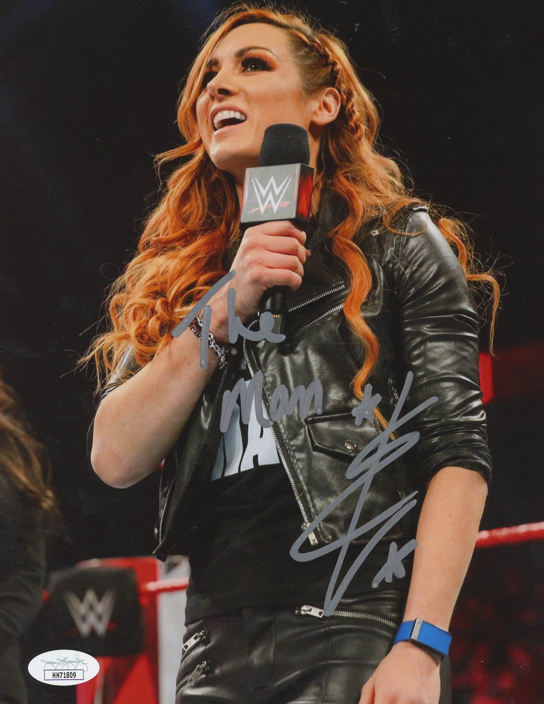 Becky Lynch Signed WWE 8x10 Photo Inscribed "The Man" (JSA COA ...
