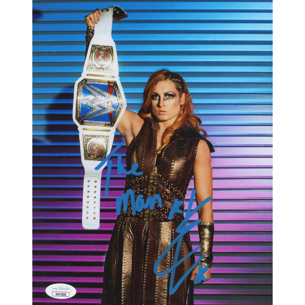 Becky Lynch Signed WWE 8x10 Photo Inscribed "The Man" (JSA COA ...