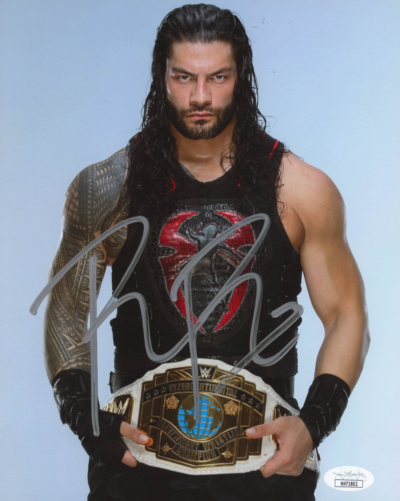 Roman Reigns Signed WWE 8x10 Photo (JSA COA) | Pristine Auction