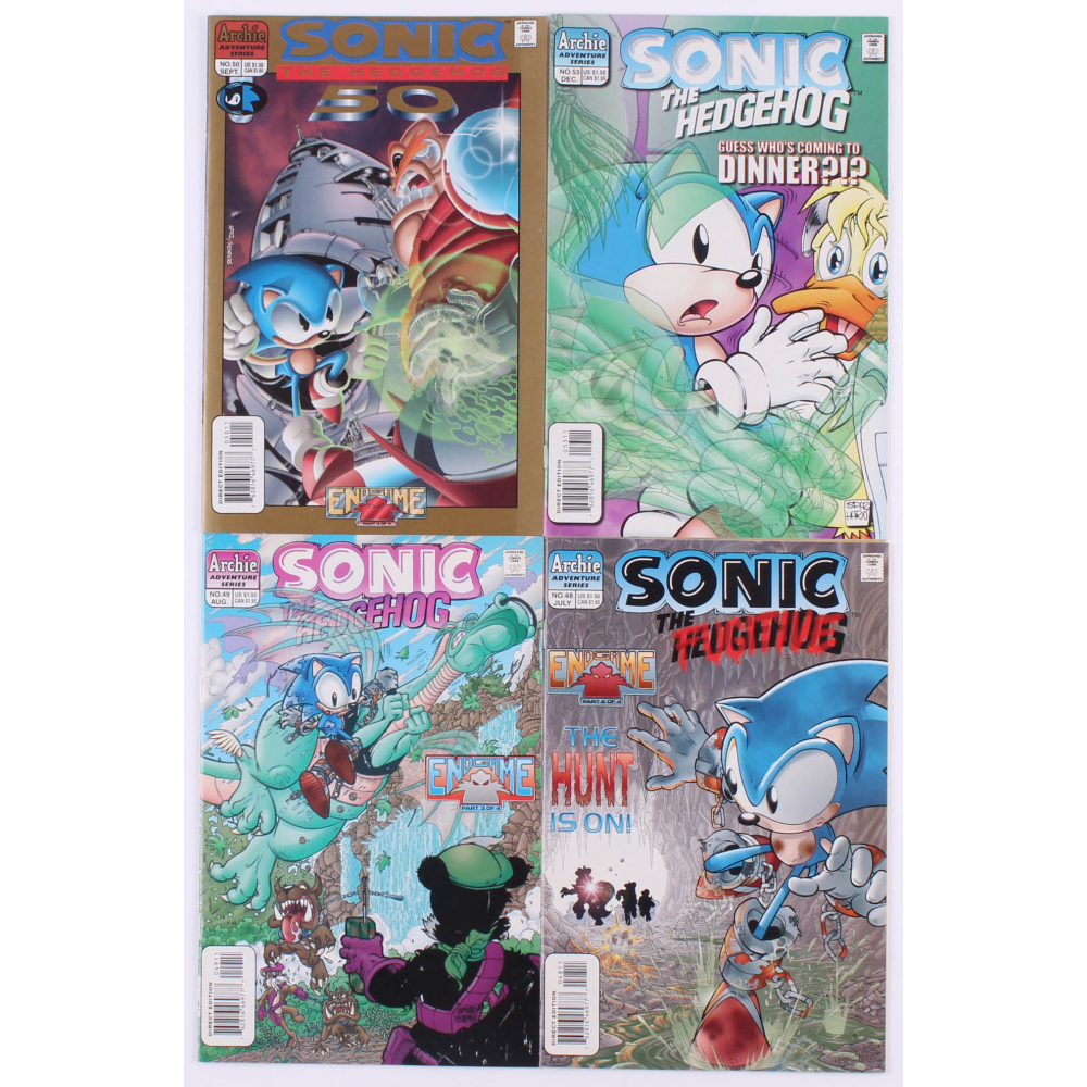 Lot of (4) 1997 "Sonic The Hedgehog" Archie Comic Books | Pristine Auction