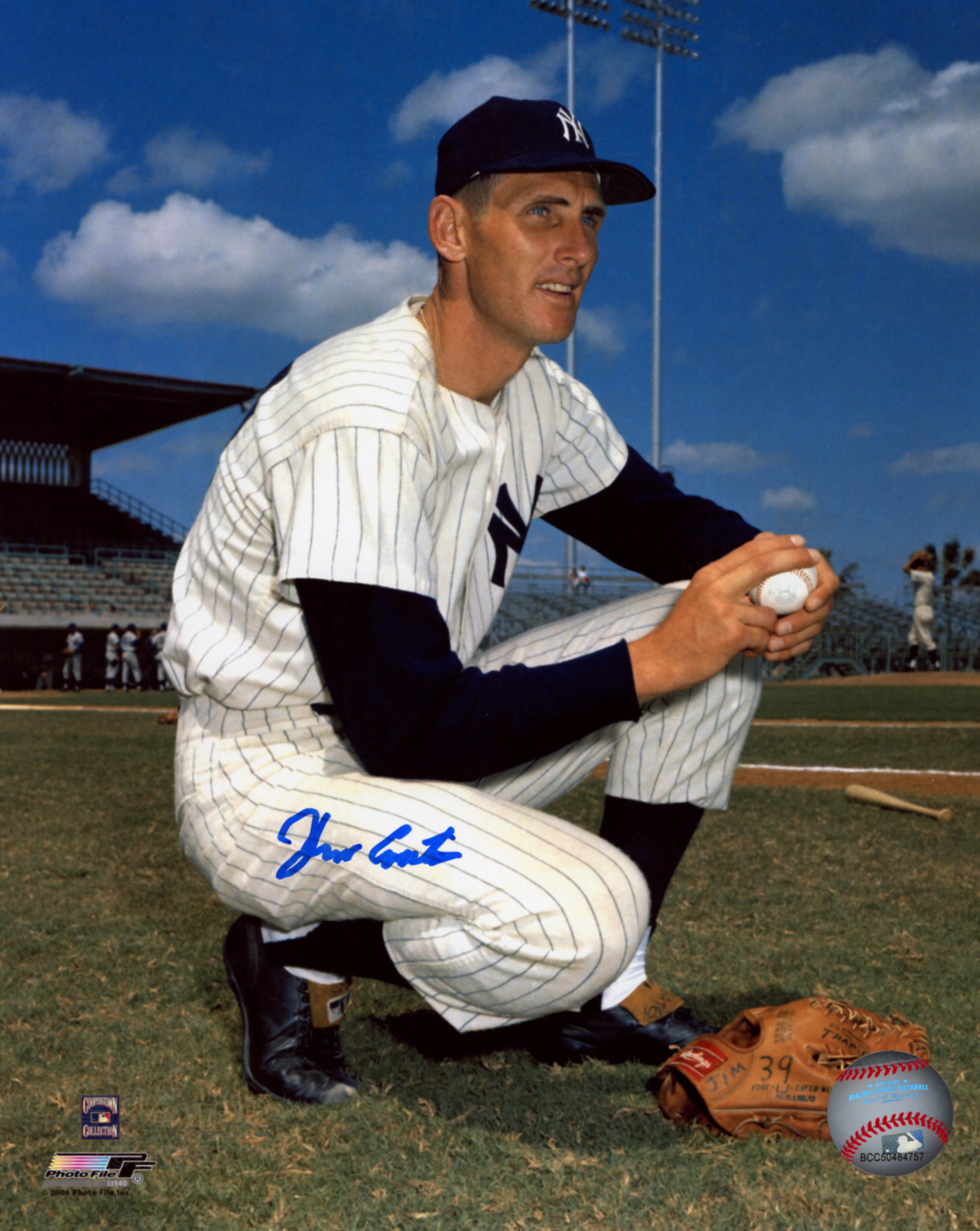 Jim Coates Signed Yankees 8x10 Photo (Sportscards SOA) | Pristine Auction