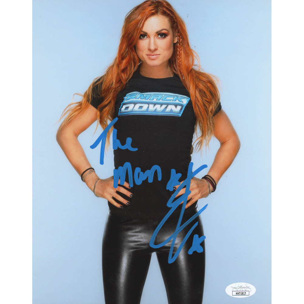 Becky Lynch Signed WWE 8x10 Photo Inscribed "The Man" (JSA COA ...