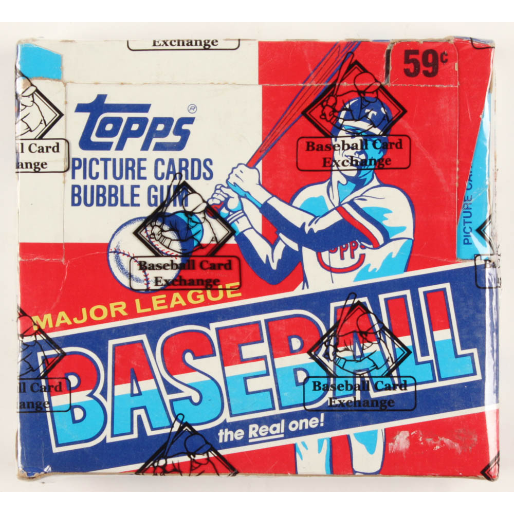1985 Topps Baseball Cello Box with (24) Packs (BBCE Certified ...