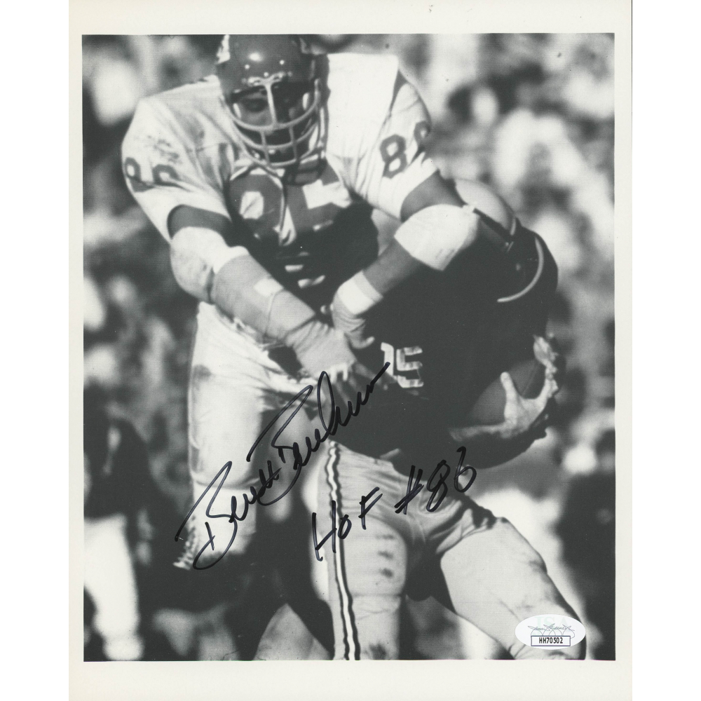 Buck Buchanan Signed Chiefs 8x10 Photo Inscribed "HOF" (JSA COA ...