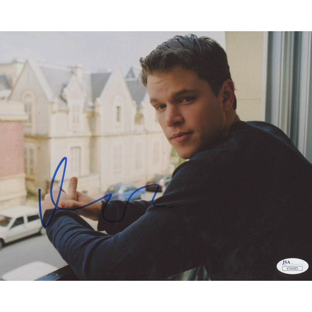 Matt Damon Signed 8x10 Photo (JSA COA) | Pristine Auction
