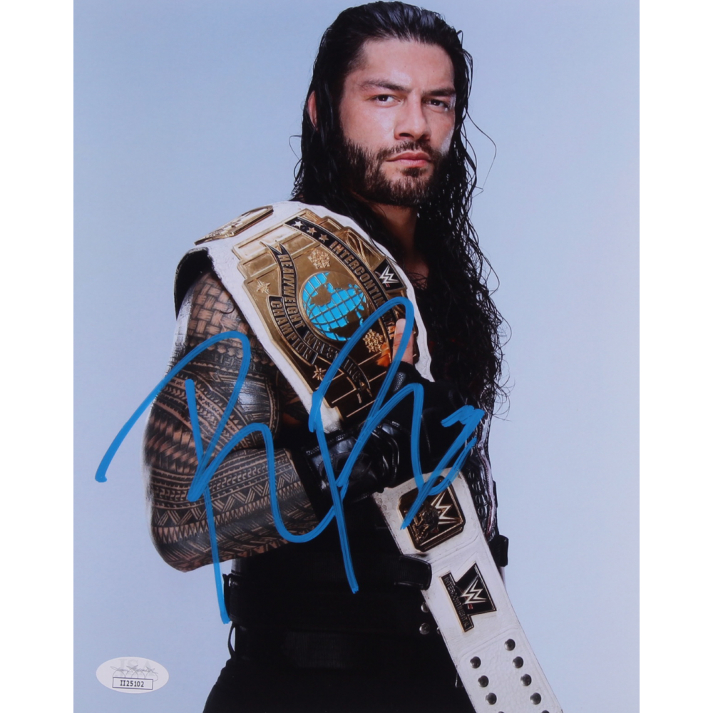 Roman Reigns Signed WWE 8x10 Photo (JSA COA) | Pristine Auction