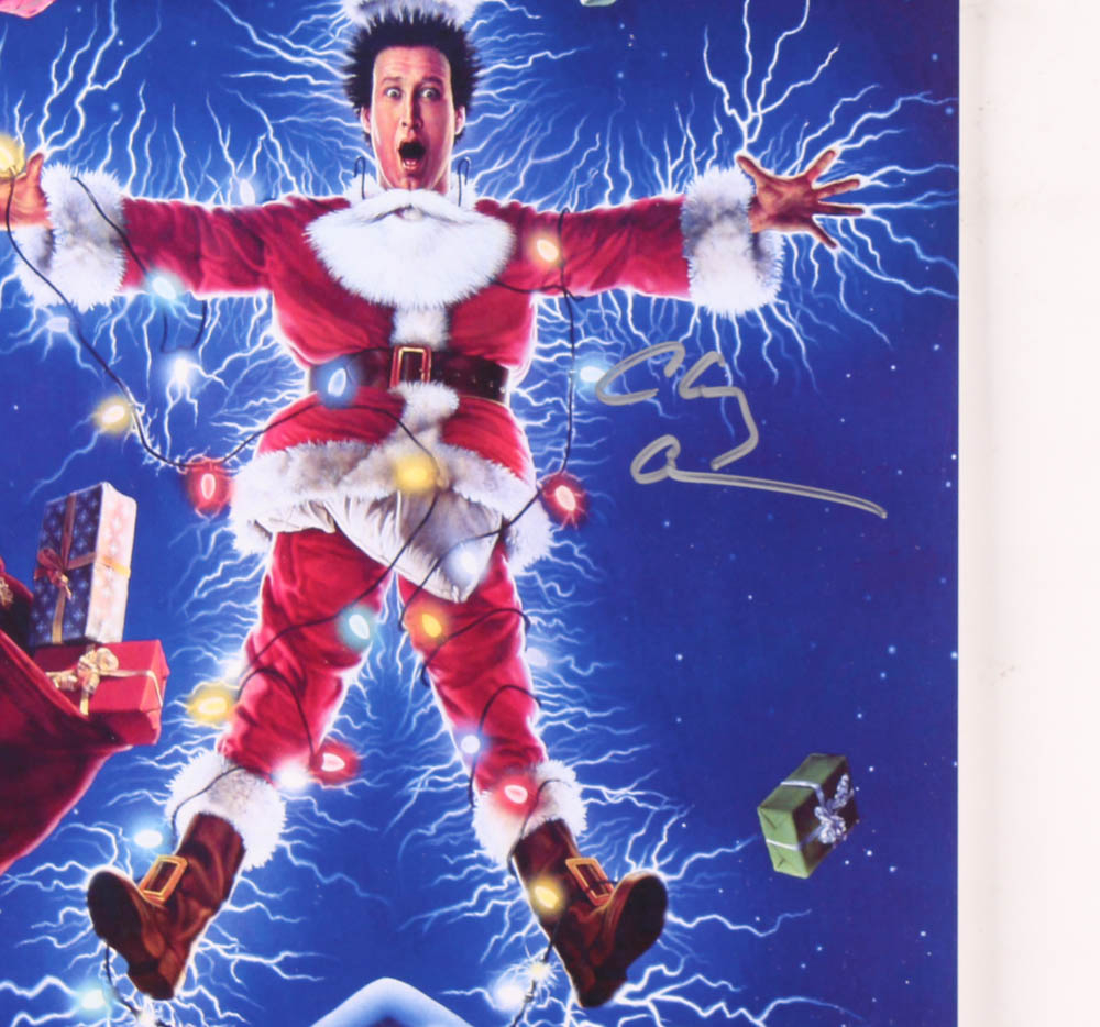 Chevy Chase Signed "National Lampoon's Christmas Vacation" 11x17 Poster ...