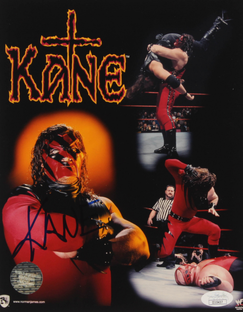 Kane Signed WWE 8x10 Photo (JSA COA) | Pristine Auction