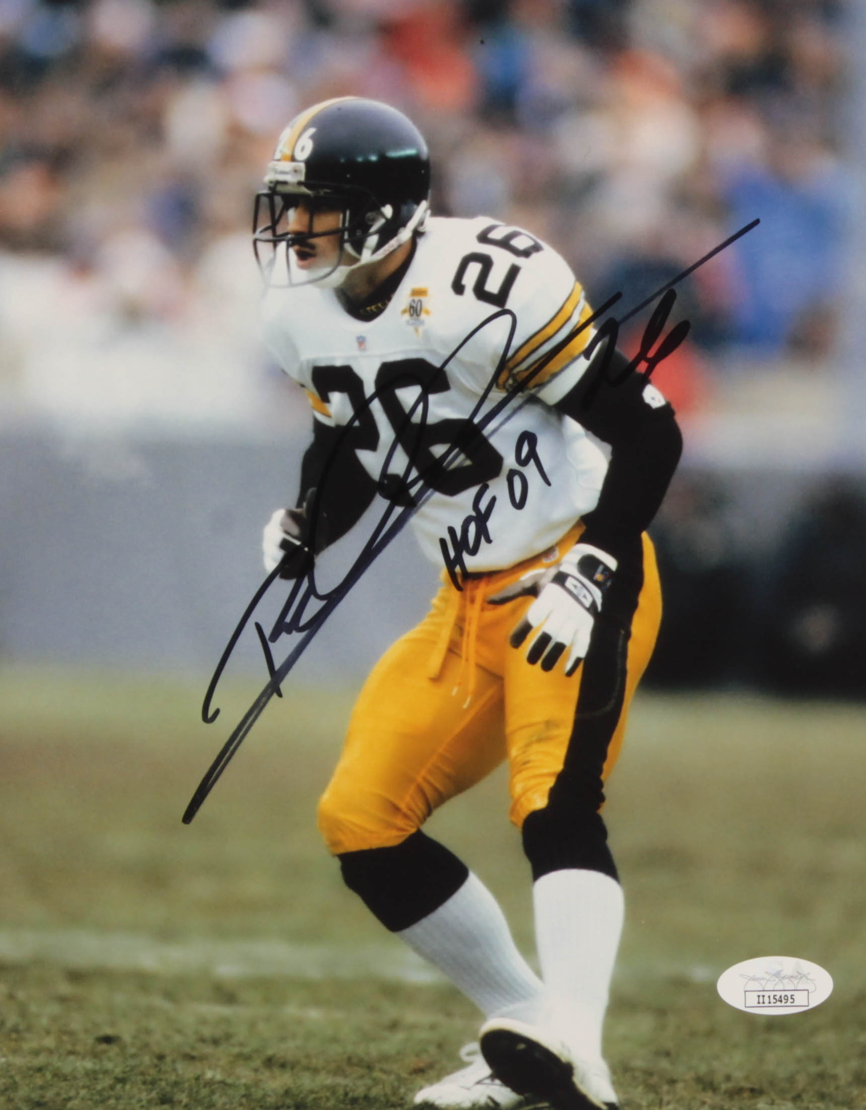 Rod Woodson Signed Steelers 8x10 Photo Inscribed "HOF 09" (JSA COA ...