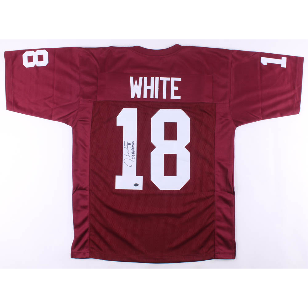 Jason White Signed Oklahoma Sooners Jersey Inscribed "03 Heisman ...