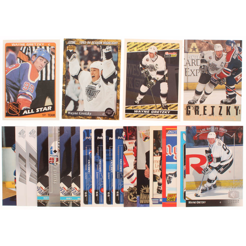 Lot of (21) Wayne Gretzky Cards with 1984-85 Topps #154 All-Star, 1993 ... Lot of (21) Wayne Gretzky Cards with 1984-85 Topps #154 All-Star, 1993 ...