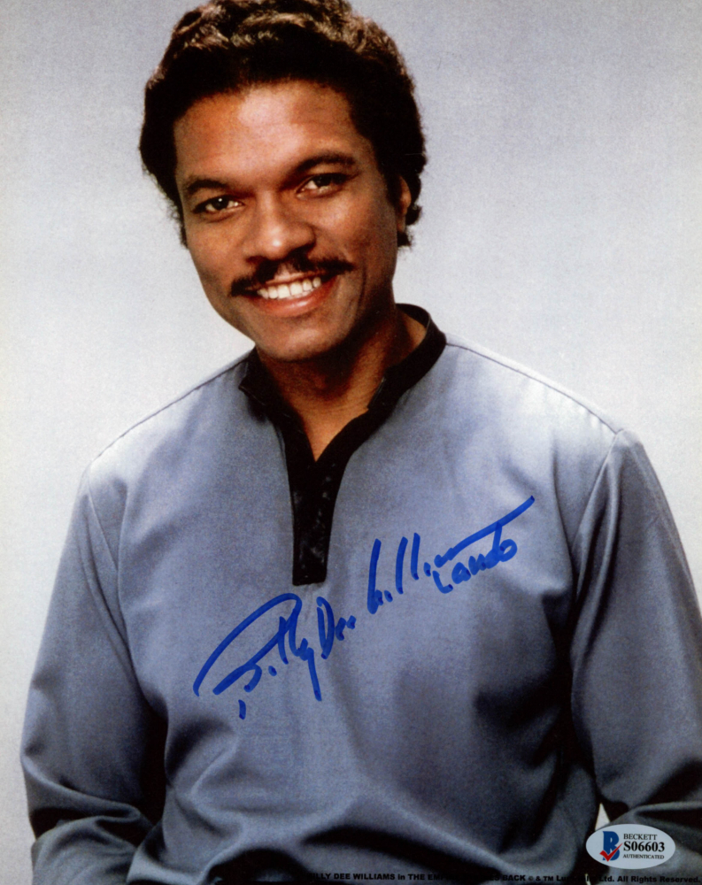 Billy Dee Williams Signed "Star Wars" 8x10 Photo Inscribed "Lando ...