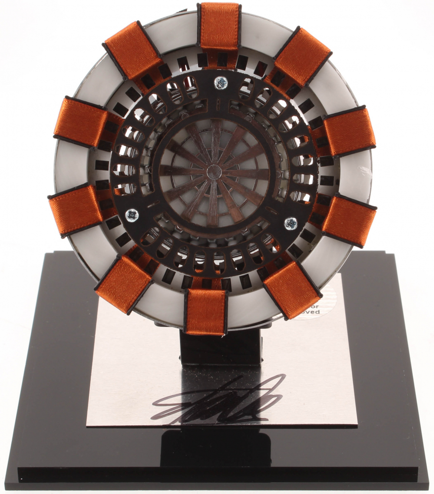 Stan Lee Signed "Iron Man" Light Up Arc Reactor Movie Replica Prop with ...