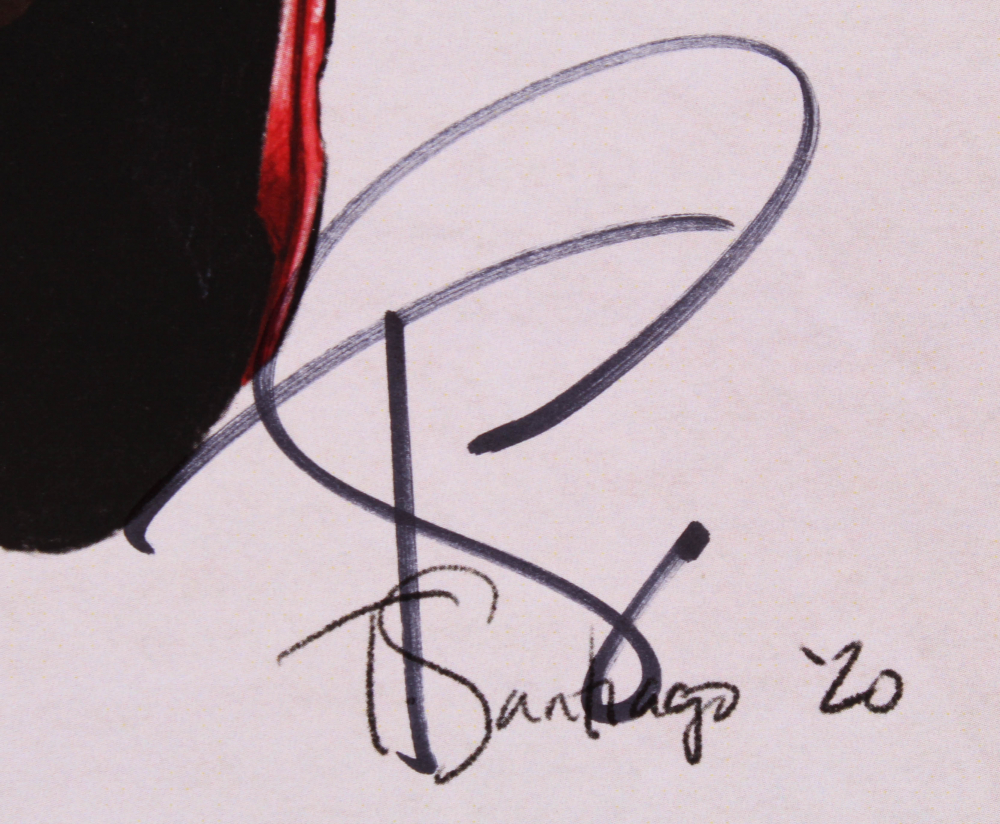 Tony Santiago - Michael Jordan - Bulls 13x19 Signed Lithograph (PA COA ...