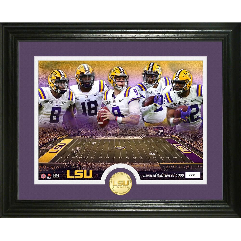 2019 LSU Tigers National Champions LE 13x16 Custom Framed Photo Display ...