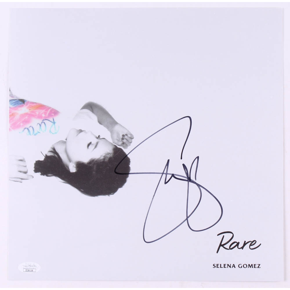 Selena Gomez Signed "Rare" Vinyl Record Album Insert (JSA COA ...