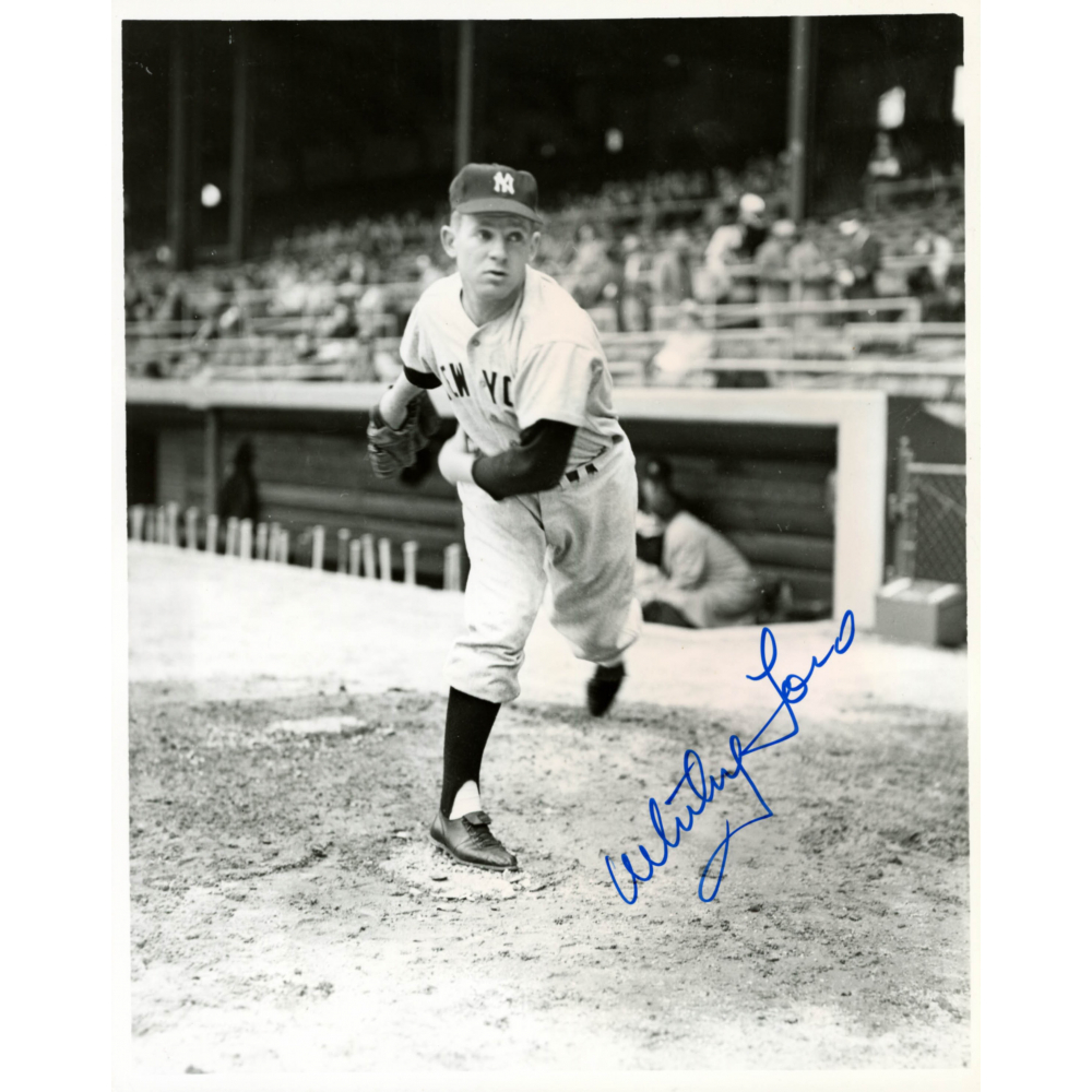 Whitey Ford Signed Yankees 8x10 Photo (PSA COA) | Pristine Auction