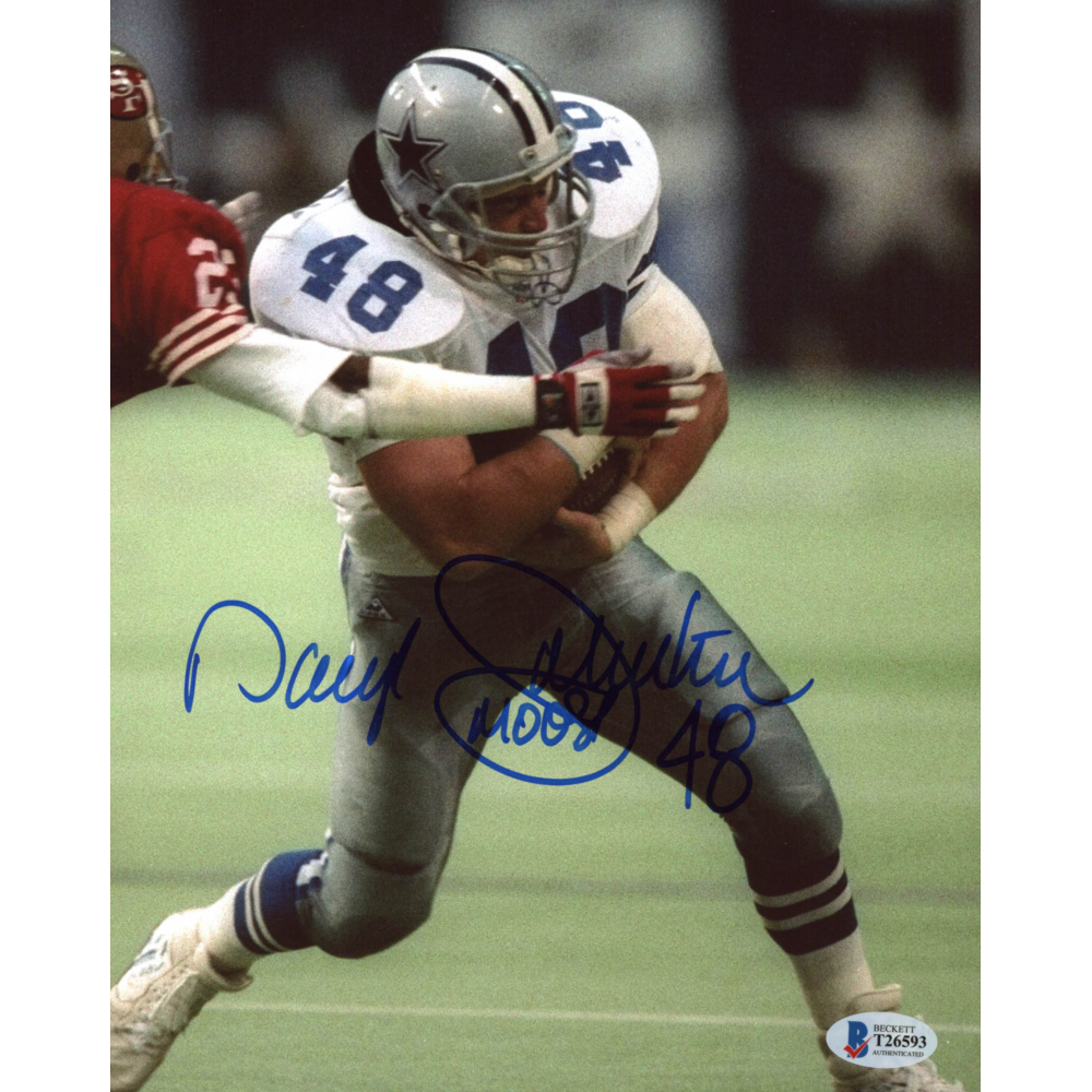 Daryl "Moose" Johnston Signed Cowboys 8x10 Photo (Beckett COA ...