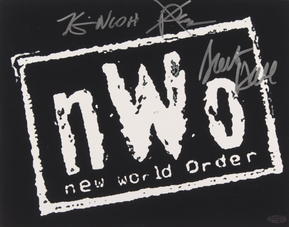 Kevin Nash, X-Pac, Scott Hall Signed nWo 11x14 Photo (Playball Ink ...