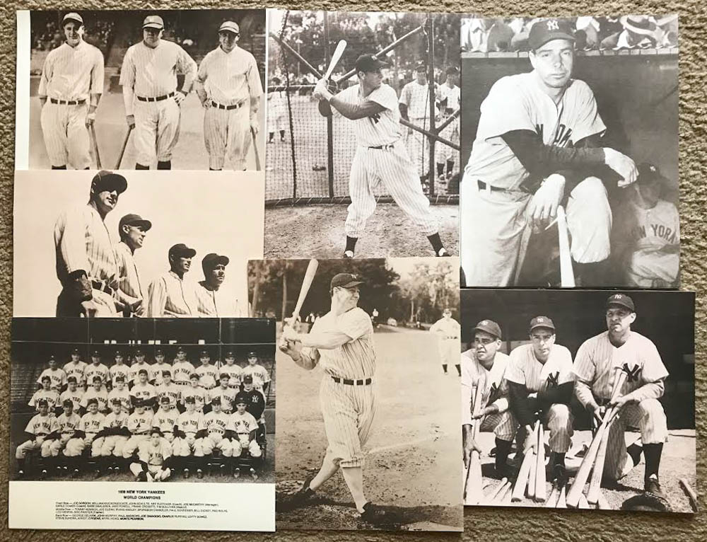 Lot of (55) 1938 Yankees Greats Matte Finished Sepia Tone 11x14 Photos ...