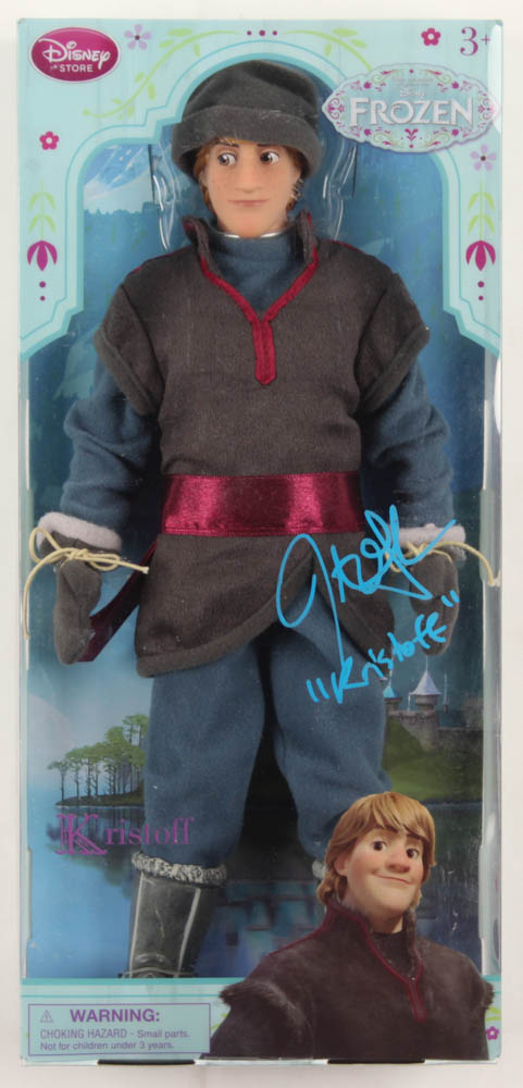 Jonathan Groff Signed "Frozen" Kristoff Figure Inscribed "Kristoff ...
