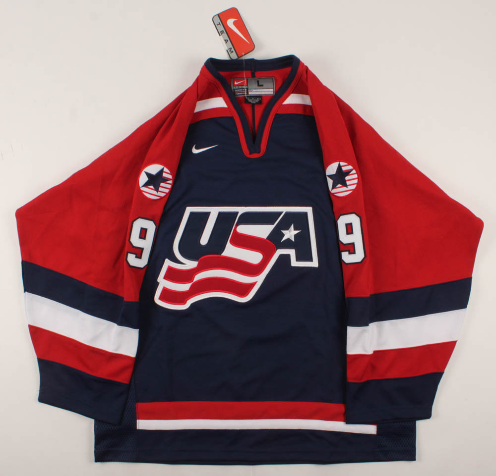 Mike Modano Signed Team USA Jersey (AJ's Sports World COA) | Pristine ...