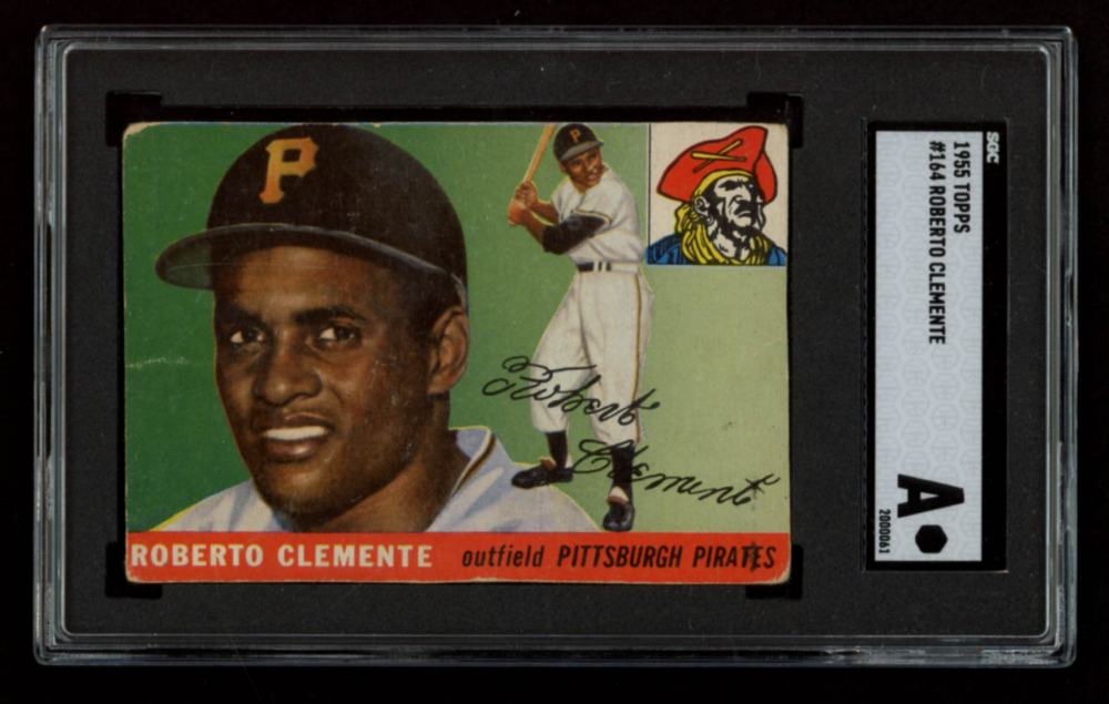 Roberto Clemente 1955 Topps #164 RC (SGC Authentic) (Trimmed ...