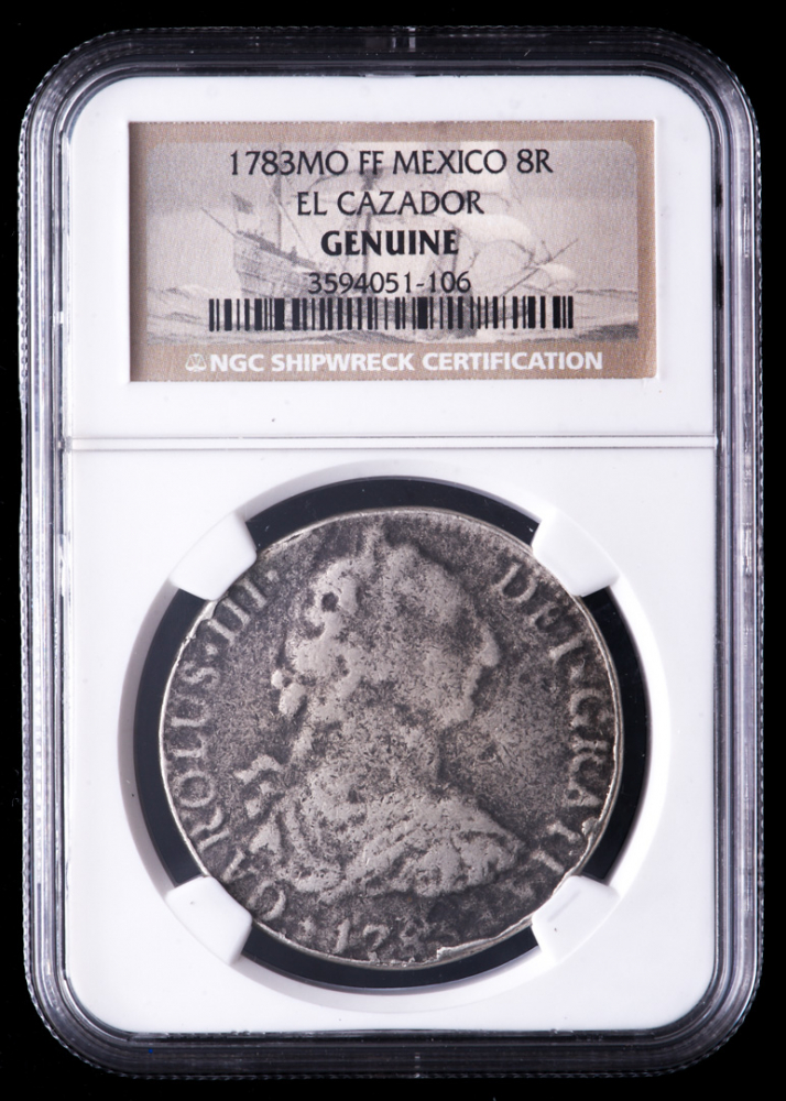 1783-MO FF Spanish Colonial 8 Reales Silver Shipwreck Coin from the El ...