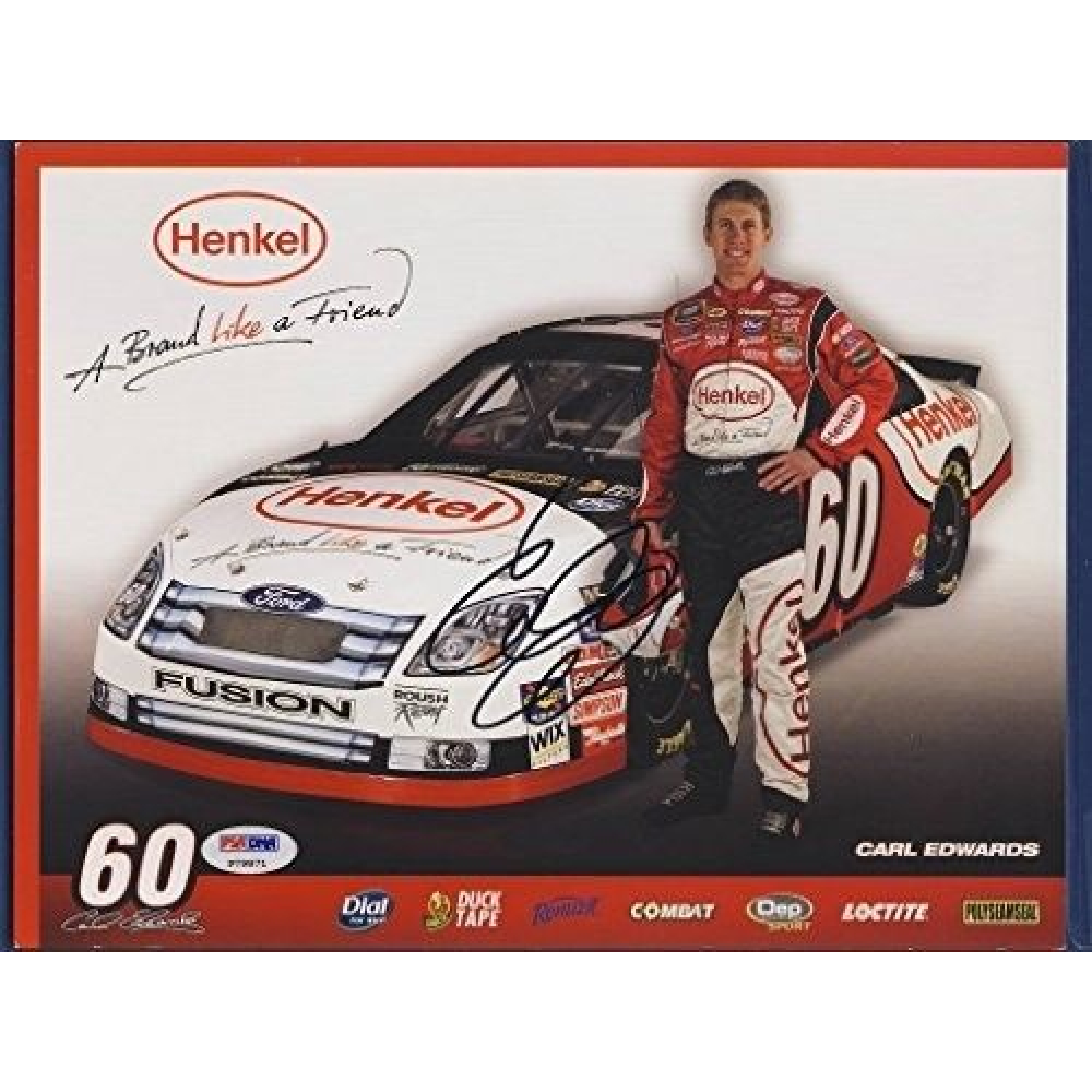 Carl Edwards Signed NASCAR 8x10 Photo (PSA COA) | Pristine Auction