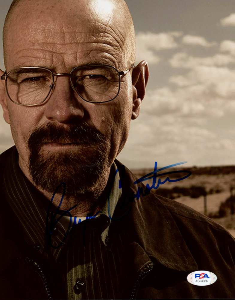 Bryan Cranston Signed "Breaking Bad" 8x10 Photo (PSA COA) | Pristine ...