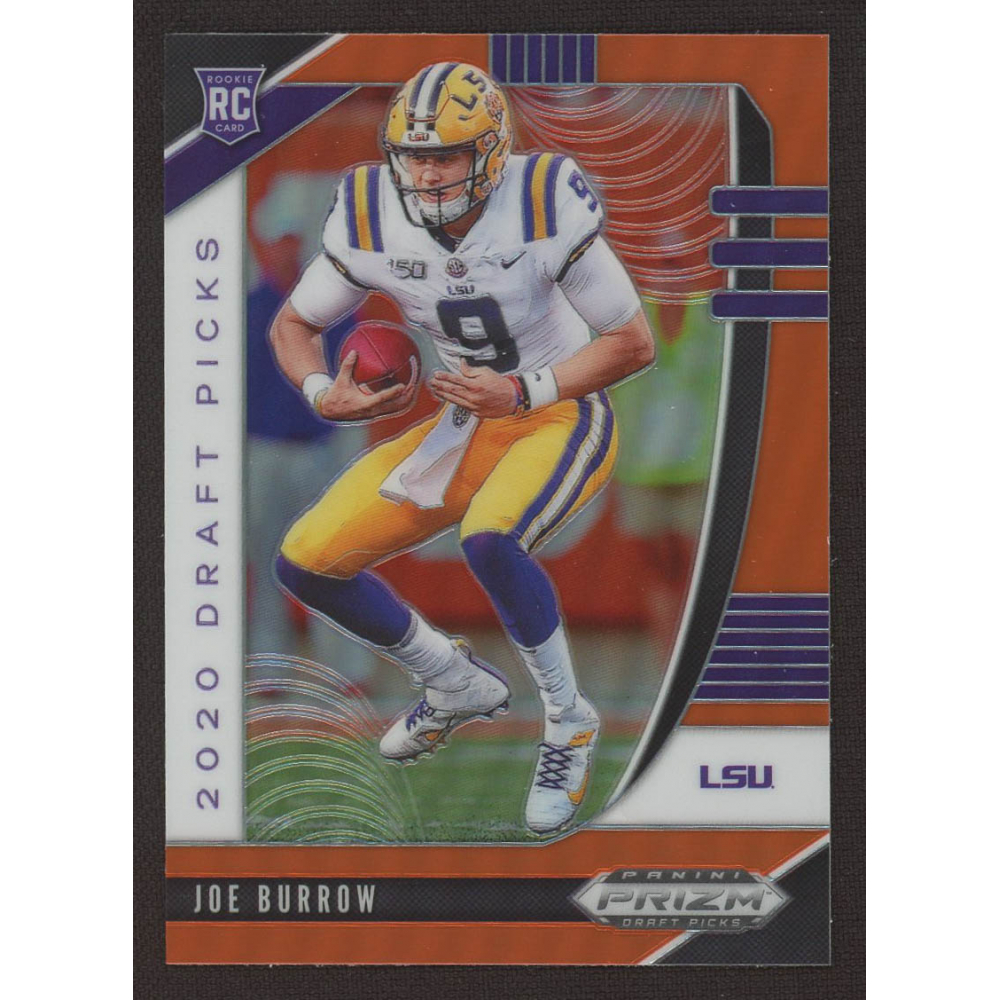 Joe Burrow 2020 Panini Prizm Draft Picks Prizms Orange #105 | Pristine ...