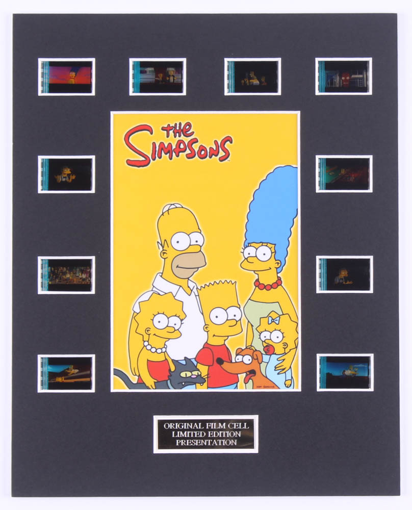 "The Simpsons" LE 8x10 Custom Matted Original Film Cell Display ...