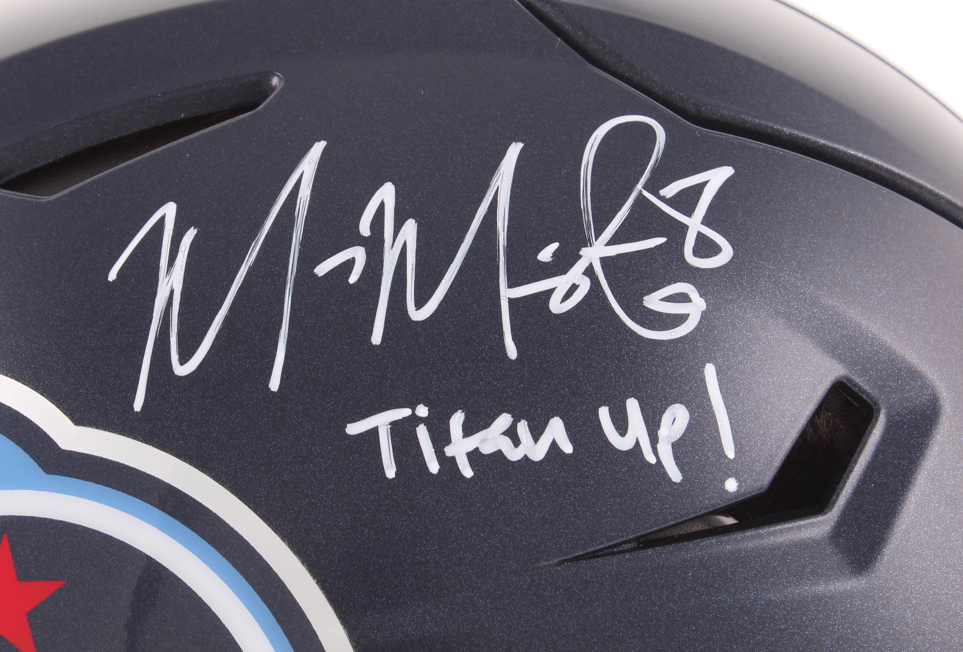 Marcus Mariota Signed Tennessee Titans Full-Size Authentic On-Field ...