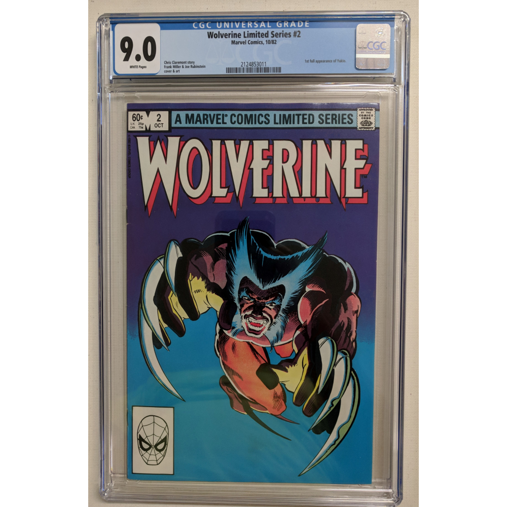 1982 "Wolverine" Issue #2 Marvel Comic Book (CGC 9.0) | Pristine Auction